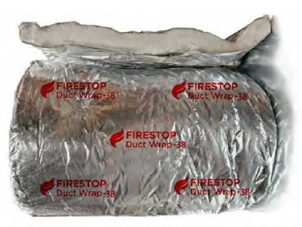 FIRESTOP Duct Wrap-38 Floor-Ceiling Rectangular Duct Internal or External Fire - Firestop Centre